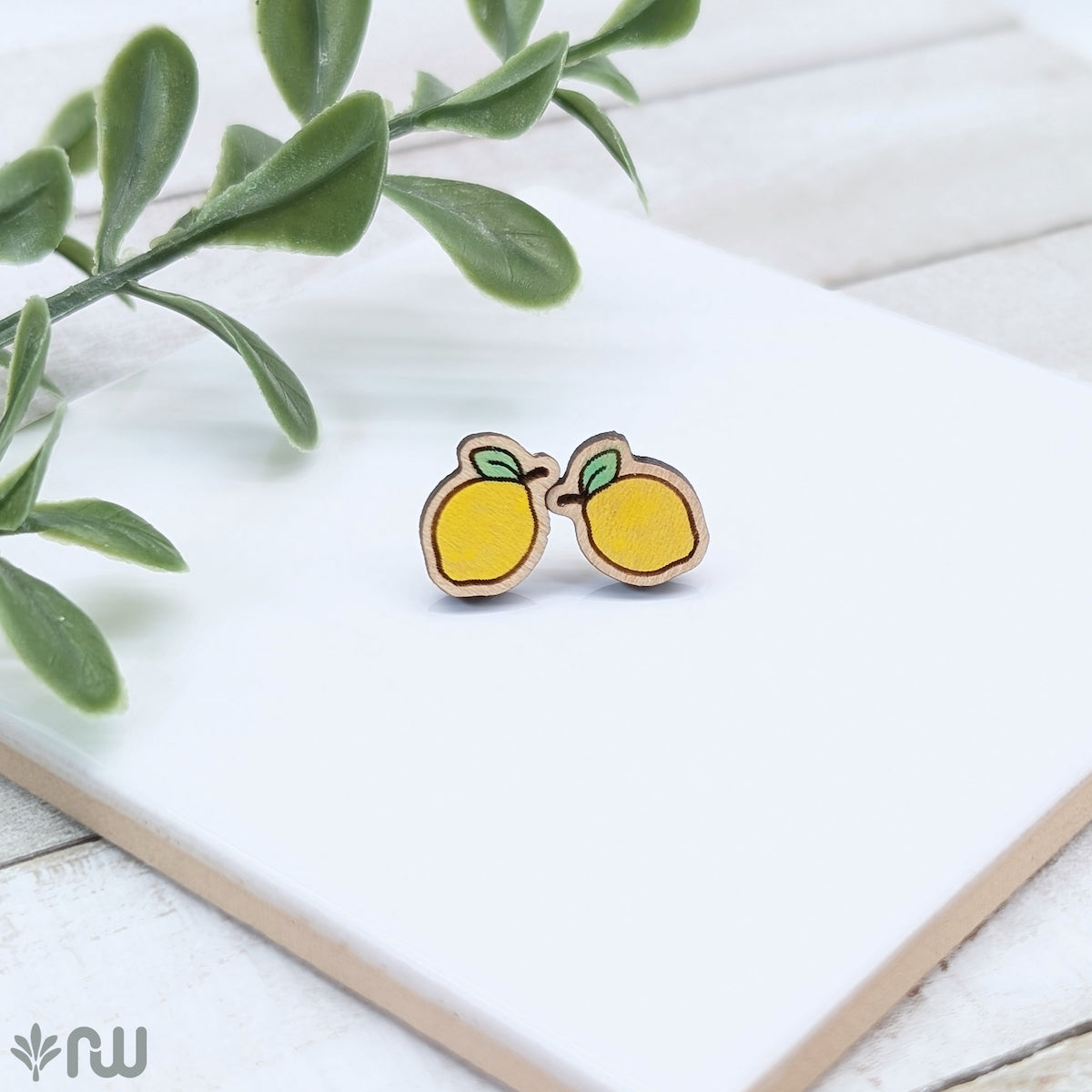Vault A - Lemon Studs – Rooted and Woven